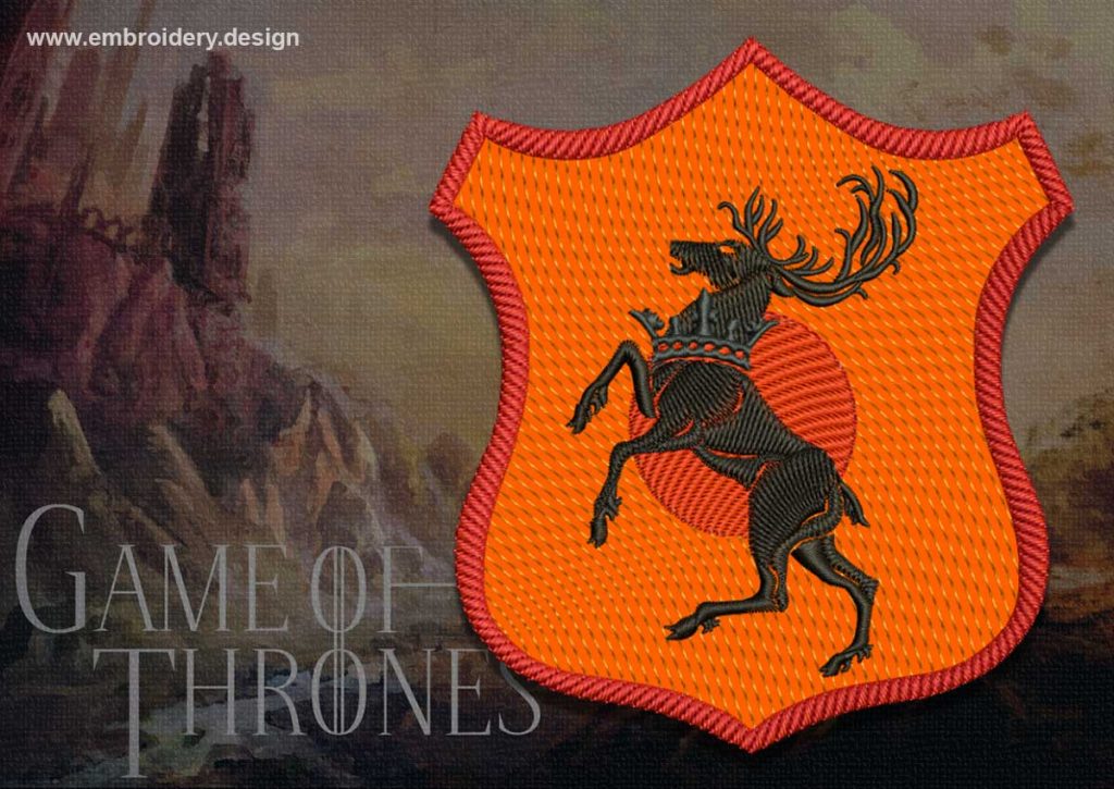 Patch Applique Baratheon shield from Game of Thrones