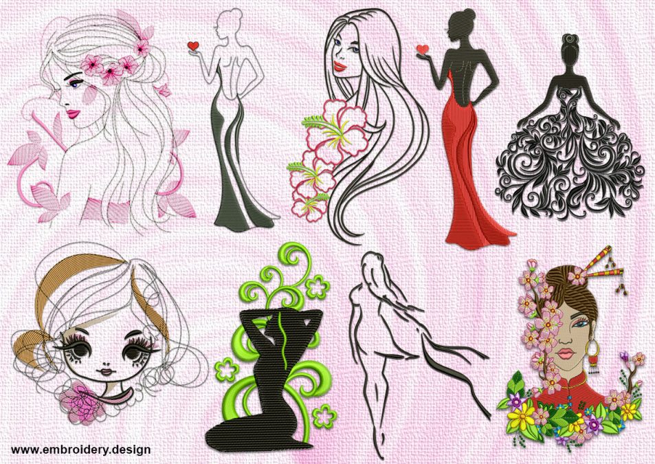 Packs of Embroidery designs Embroidery Design Files for Download