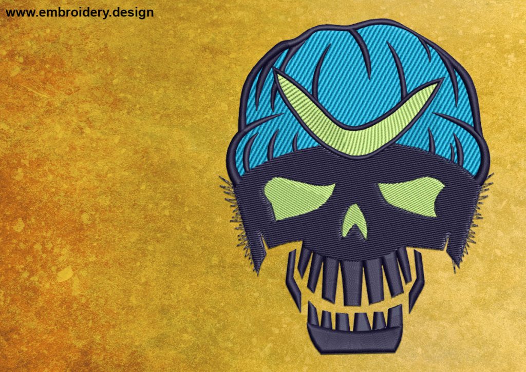 Skull Skelleton Embroidery Design Files for Download