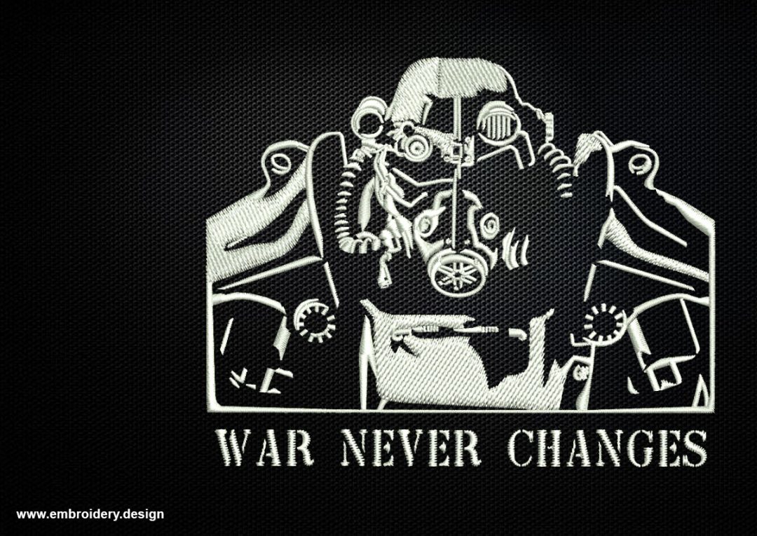 Post Apocalypse embroidery designs pack (11 qty)