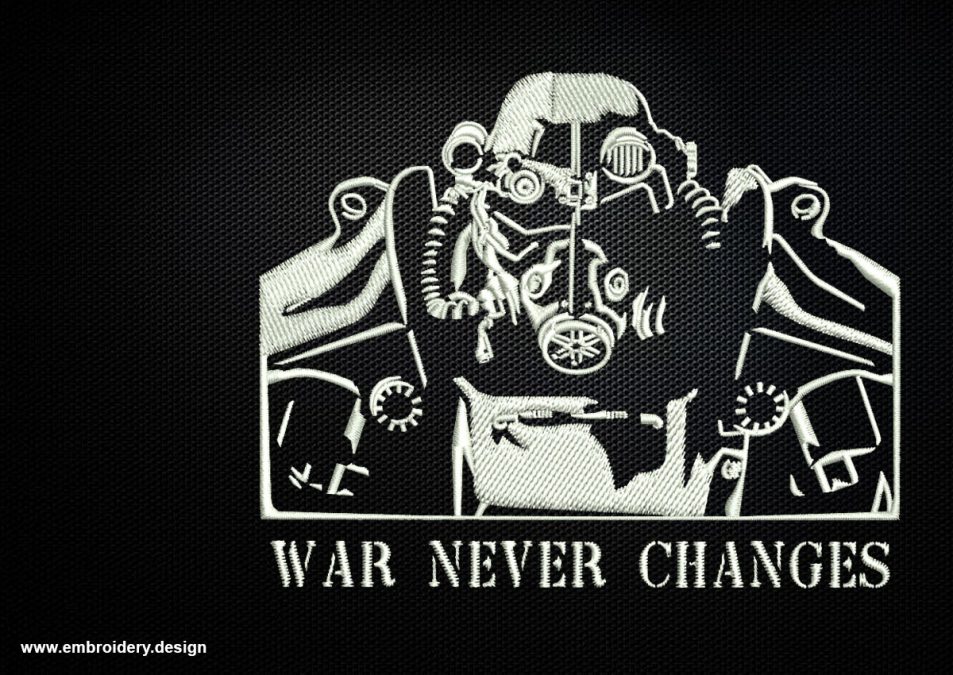 Post Apocalypse embroidery designs pack (11 qty)