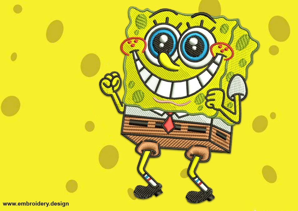 SpongeBob and Patrick Star embroidery designs pack (10 qty)