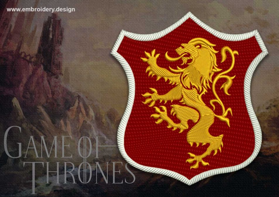 Patch Applique Lannister shield from Game of Thrones