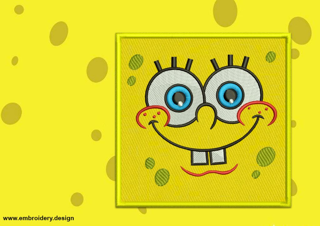 SpongeBob and Patrick Star embroidery designs pack (10 qty)