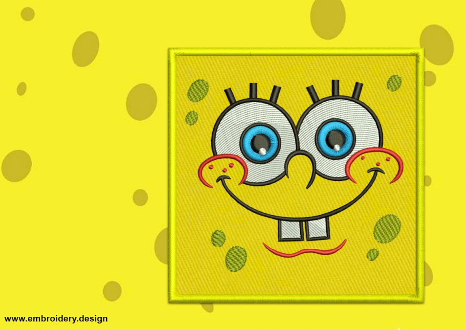 SpongeBob and Patrick Star embroidery designs pack (10 qty)