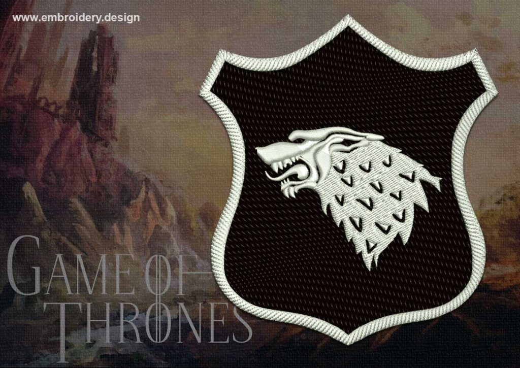 Patch Applique Stark shield from Game of Thrones