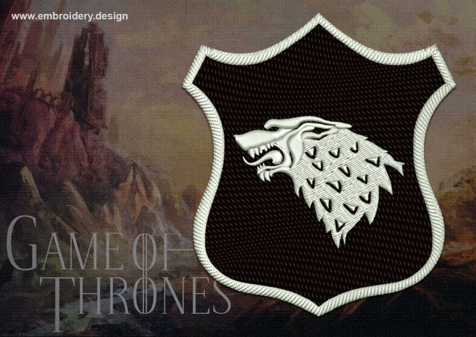 Patch Applique Stark shield from Game of Thrones