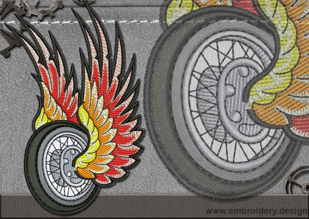 Biker patch Spider Skull