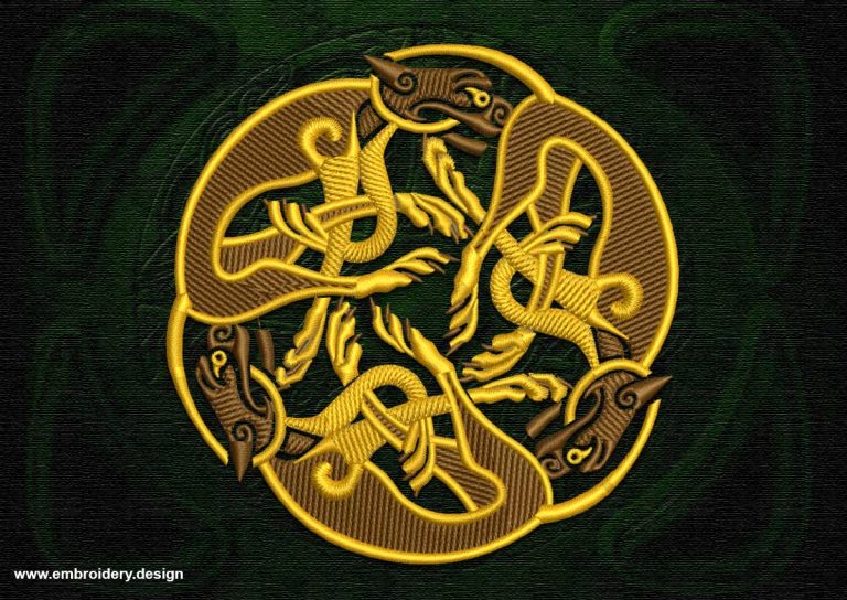 Celtic Embroidery Design Files for Download
