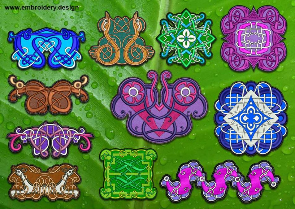 Celtic Embroidery Design Files for Download