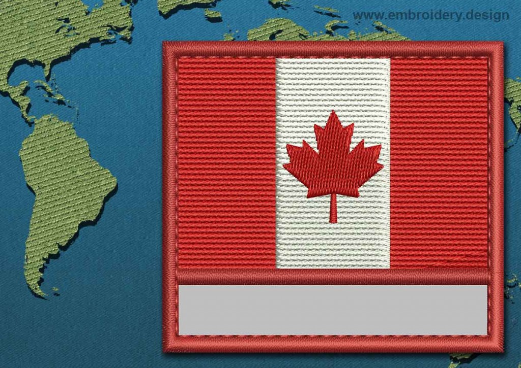 Canada Flags embroidery designs Shop - Embroidery Design