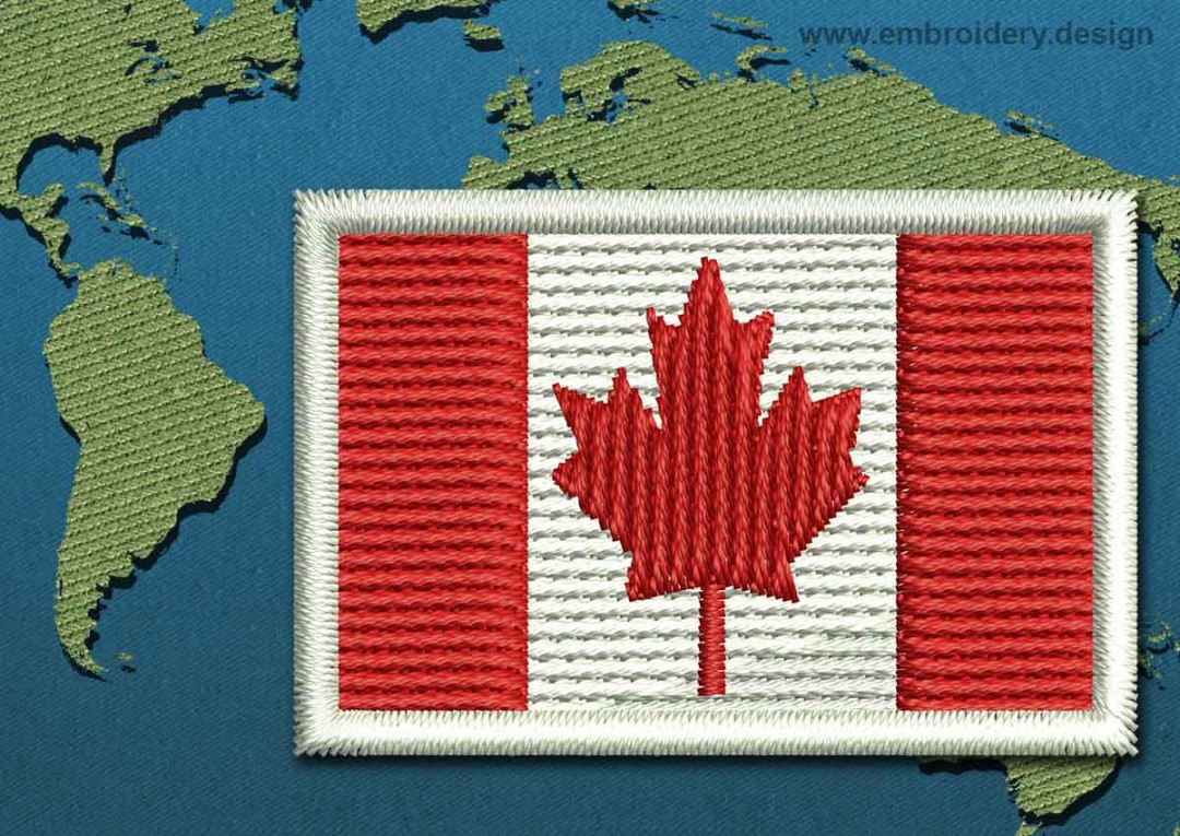 Canada Flags embroidery designs Shop - Embroidery Design