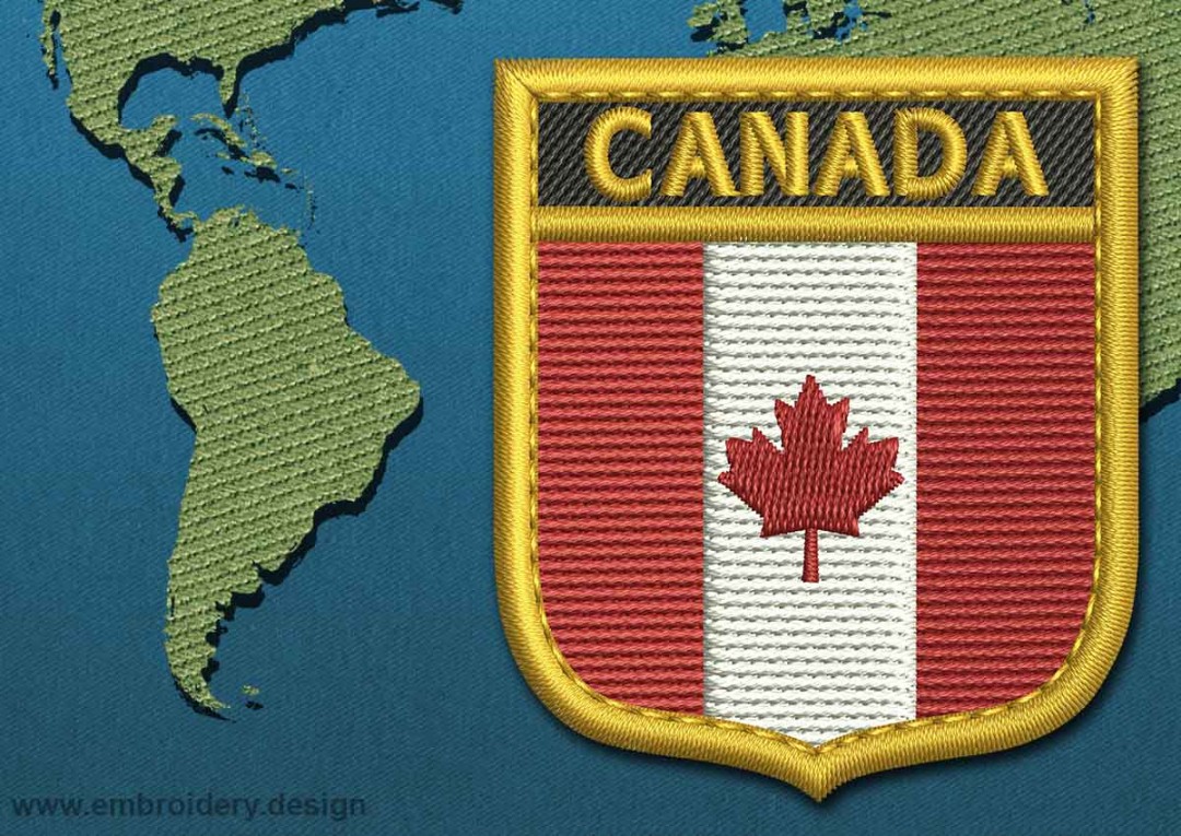 Canada Flags embroidery designs Shop - Embroidery Design
