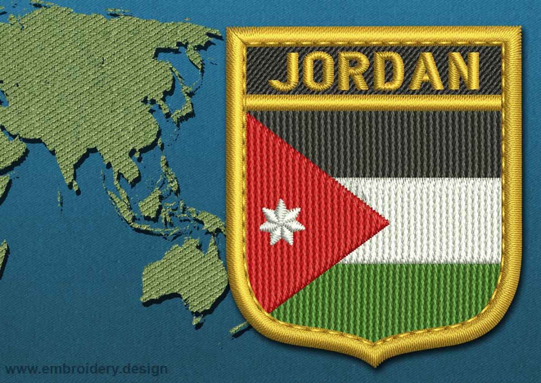 Jordan Flags embroidery designs Shop - Embroidery Design