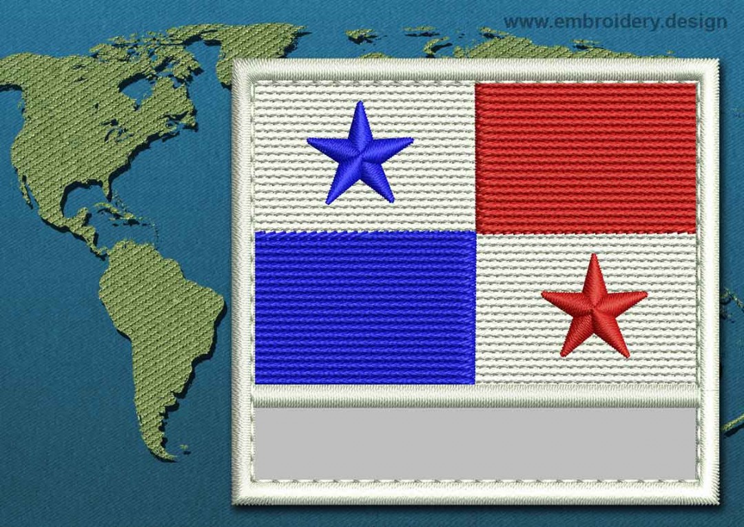 Panama Flags embroidery designs Shop - Embroidery Design