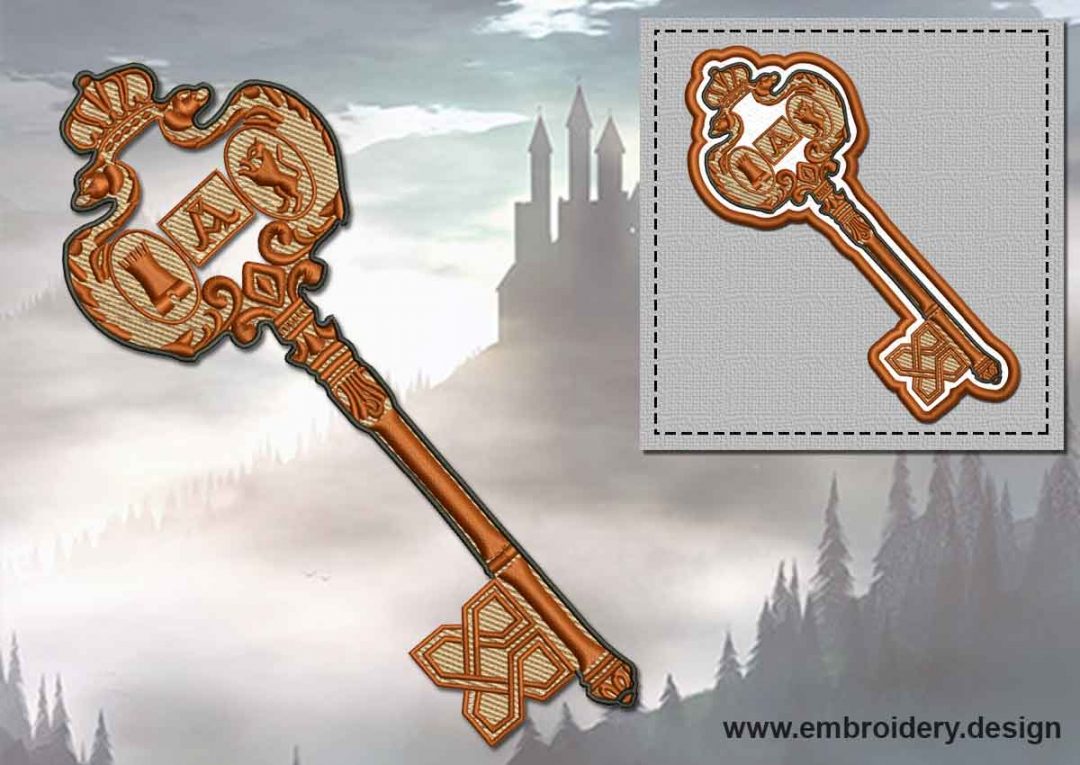 medieval keys Shop - Embroidery Design