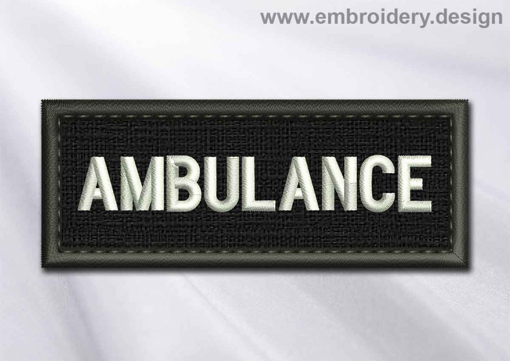 Medical Patch Shop - Embroidery Design