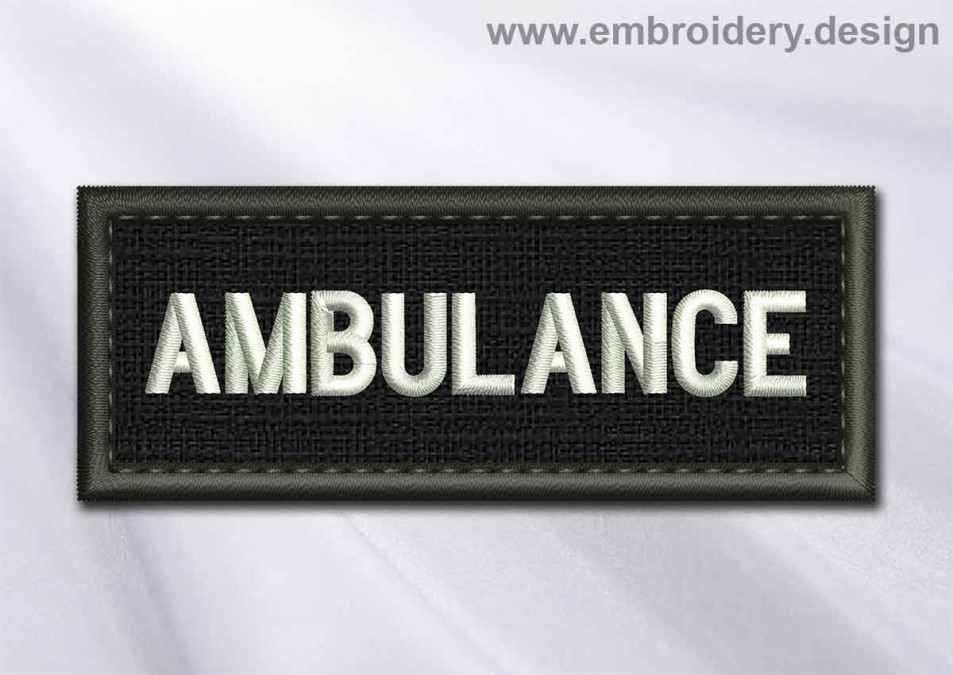 Medical Patch Emergency Medical Services with Star of life in a circle