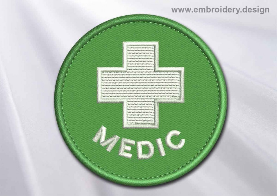 Medical Patch Shop - Embroidery Design