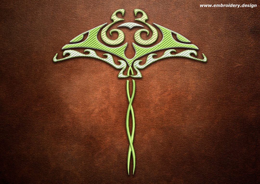 Polynesian tattoo Manta