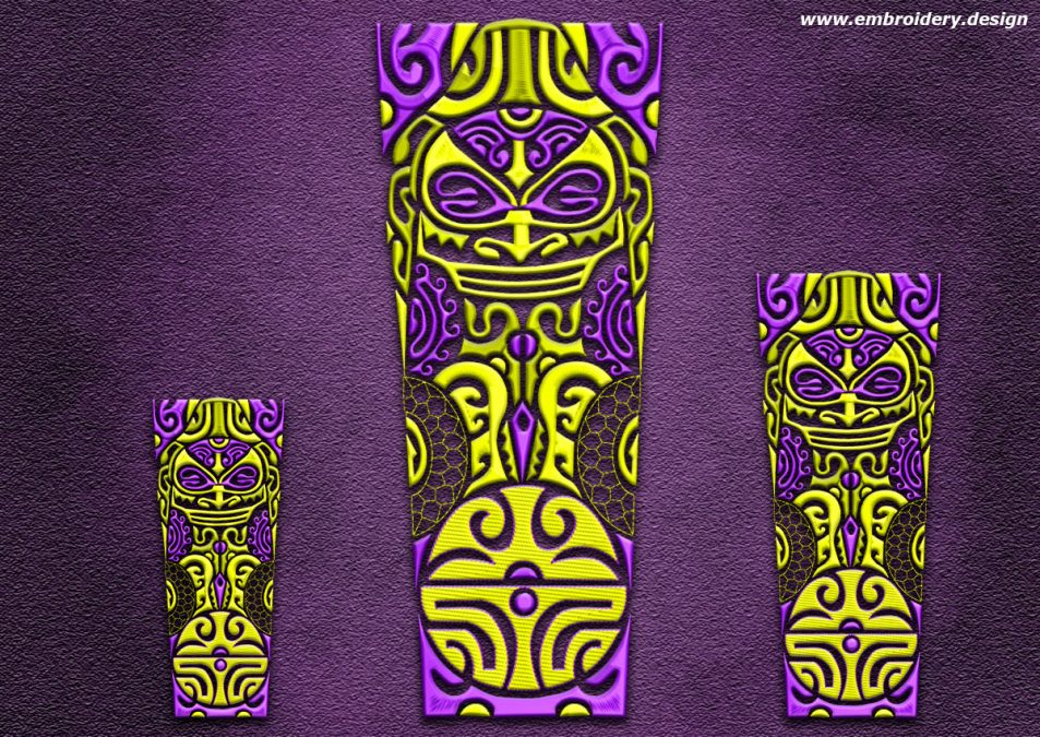 Polynesian tattoo Tiki Totem
