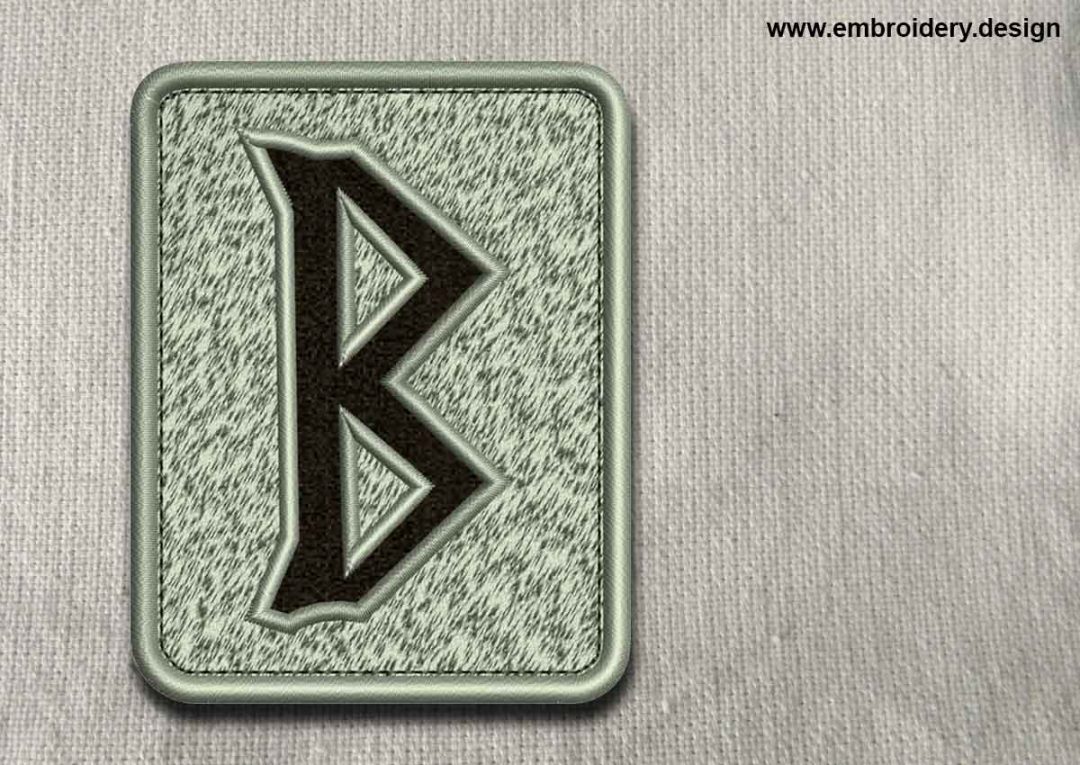 Rune Berkana, transparent background