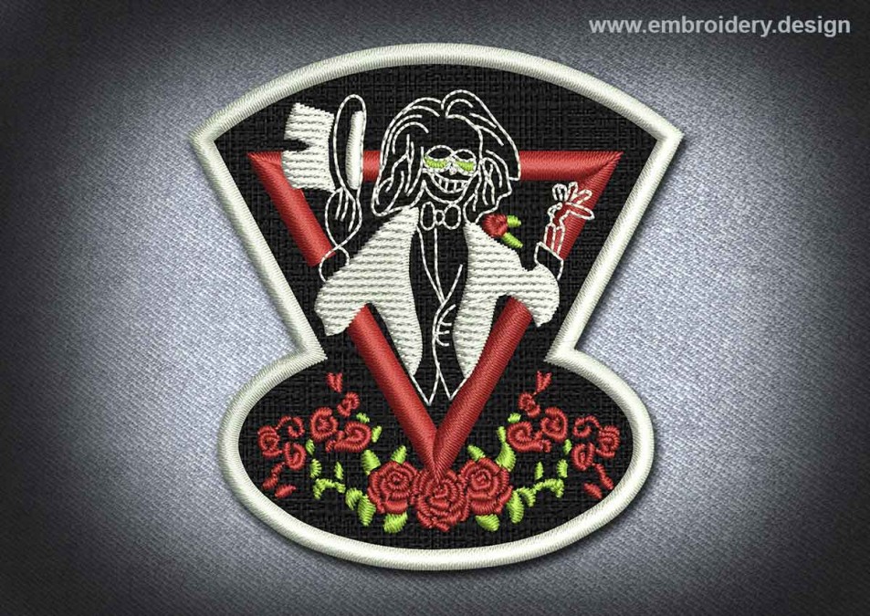 Skull Patch Skull With Crossed Sabers