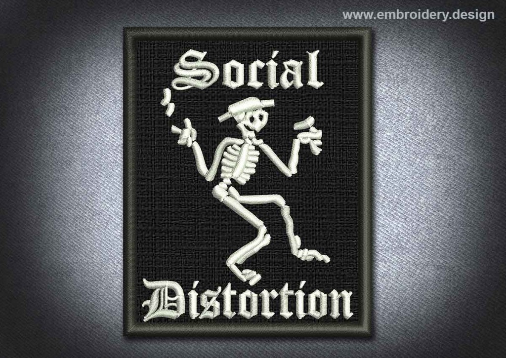 Skull Patch Social Distortion