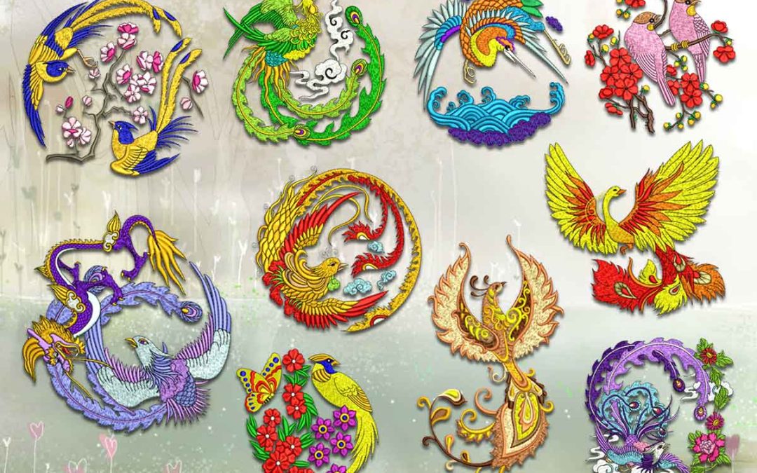 Design embroidery Variety of birds by www.embroidery.design