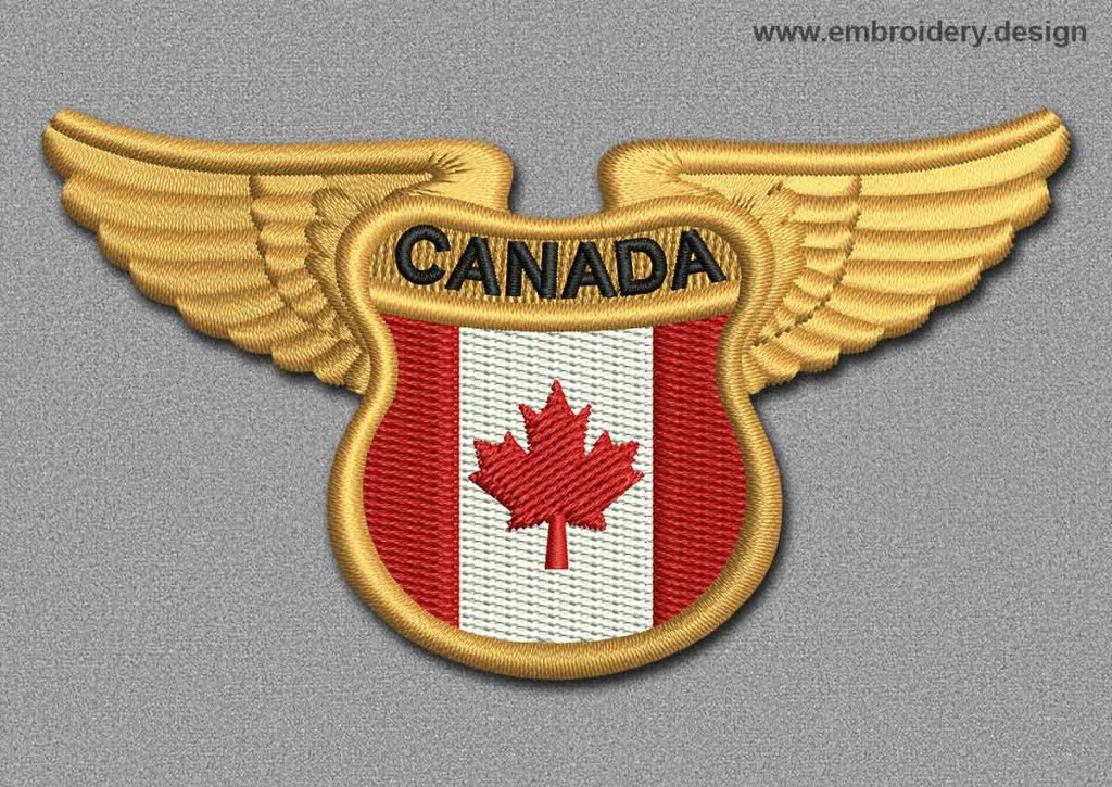 Flags Patch Winged Flag of Canada