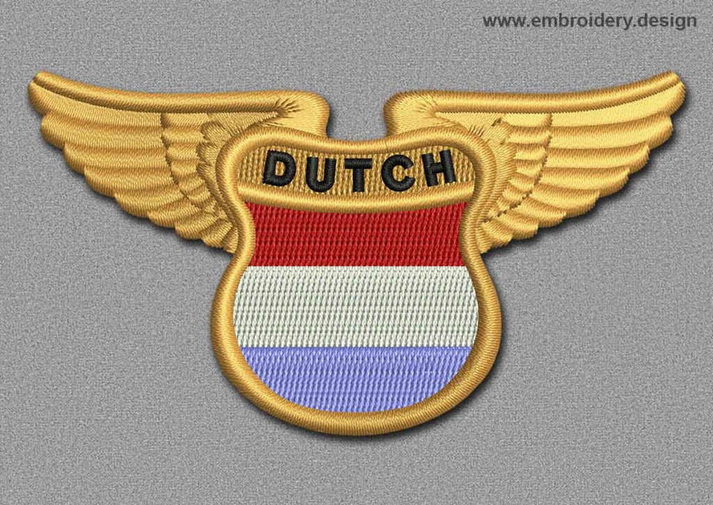 Flags Patch Winged Flag of Dutch