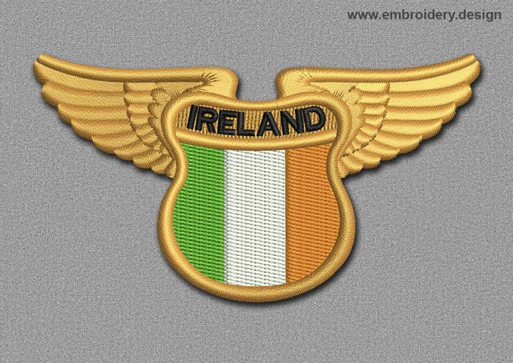 Flags Patch Winged Flag of Ireland