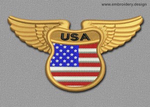 Flags Patch Winged Flag of UK
