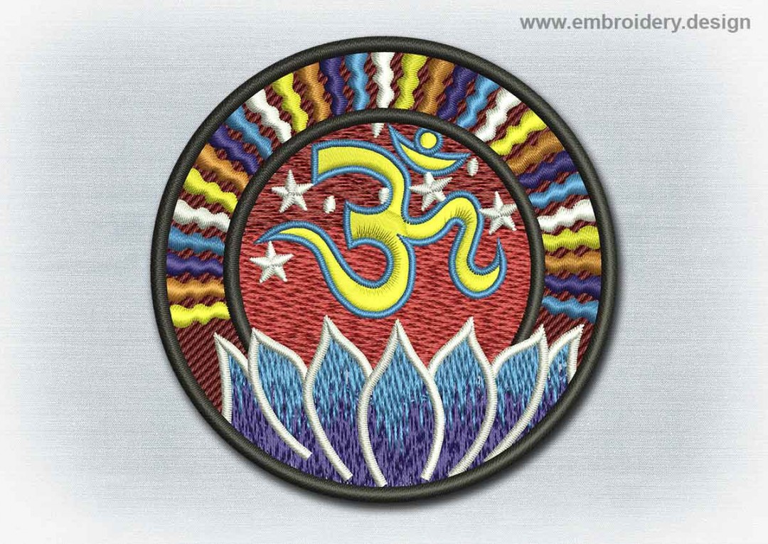 Yoga And Mandala Patch Spiral